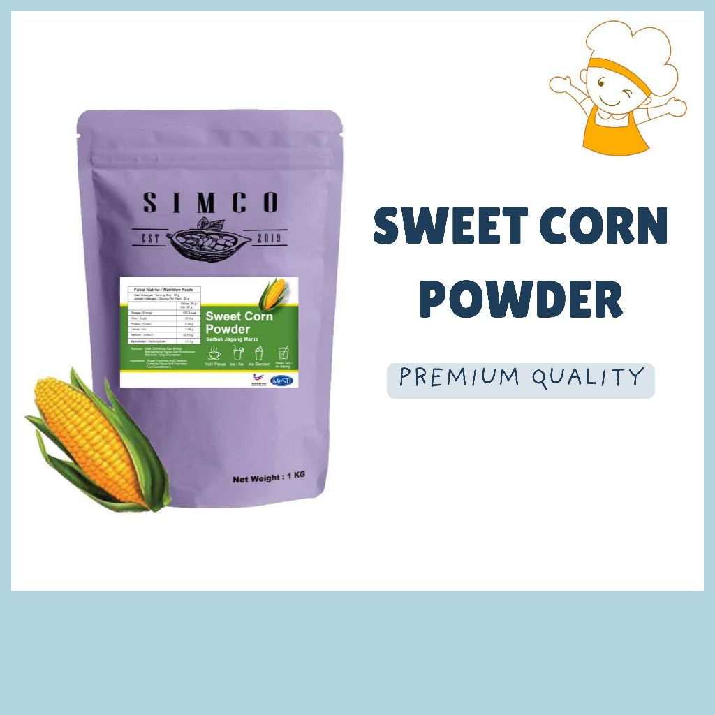 SIMCO Sweet Corn Beverage Powder / Ice Blended / Serbuk Minuman Jagung ...