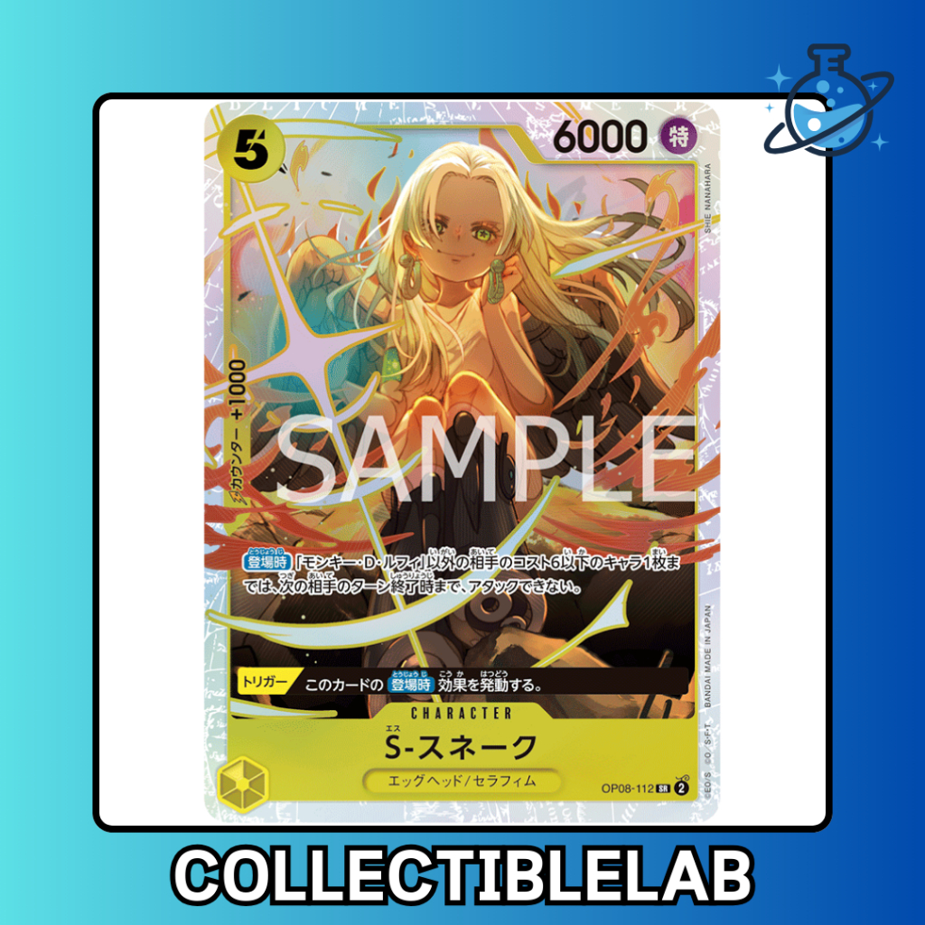 OP08-112 | SR | CHARACTER S-Snake | -Two Legends- [OP-08] | ONE PIECE CARD GAME | Shopee Malaysia
