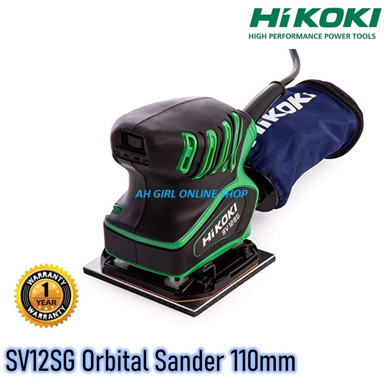 HIKOKI SV12SG Orbital Sander 110mm | Shopee Malaysia