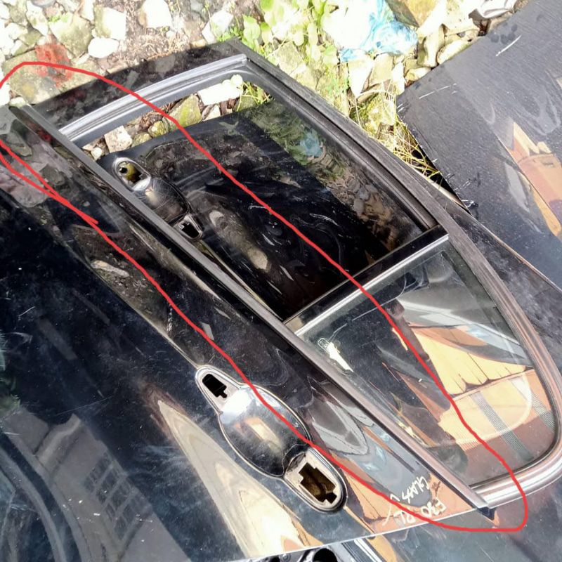 BMW F30 3 SERIES REAR OUTER DOOR WINDOW LINING PROTECTION(REAR LEFT ...