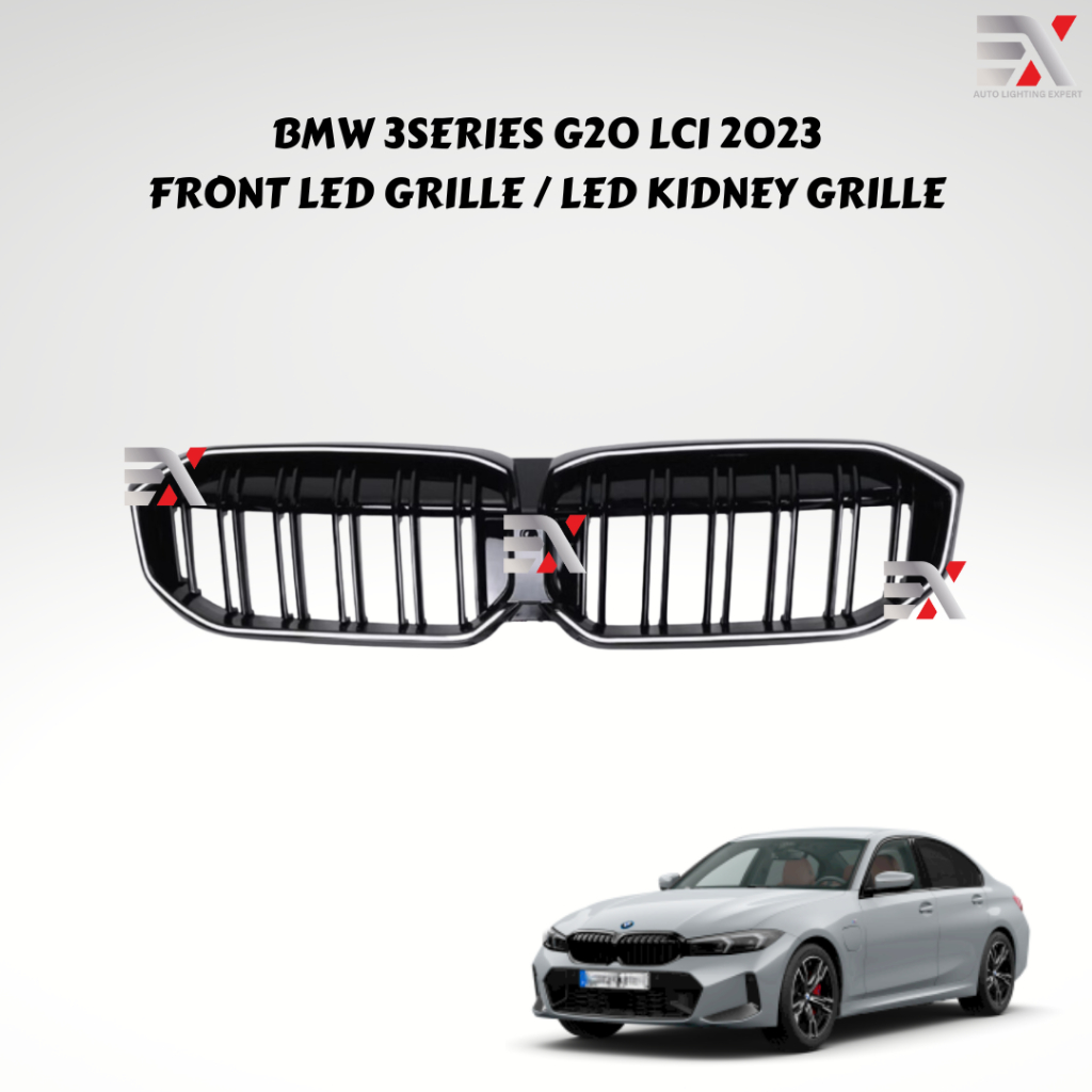 BMW 3SERIES G20 LCI 2023 LED FRONT GRILLE LED KIDNEY GRILLE 发光中网 ...