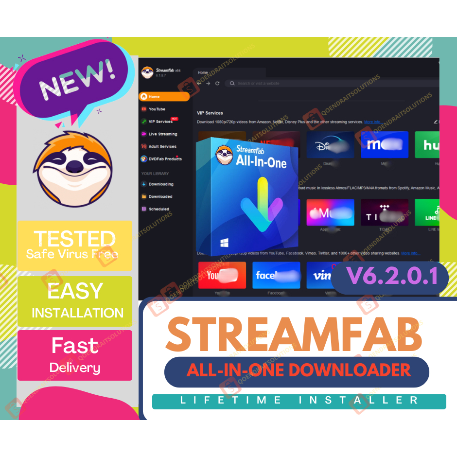 StreamFab All-In-One Downloader 𝐯𝟔.𝟐.𝟎.𝟏 NFlix Downloader🔥𝟐𝟎𝟐𝟒🔥 Easy ...