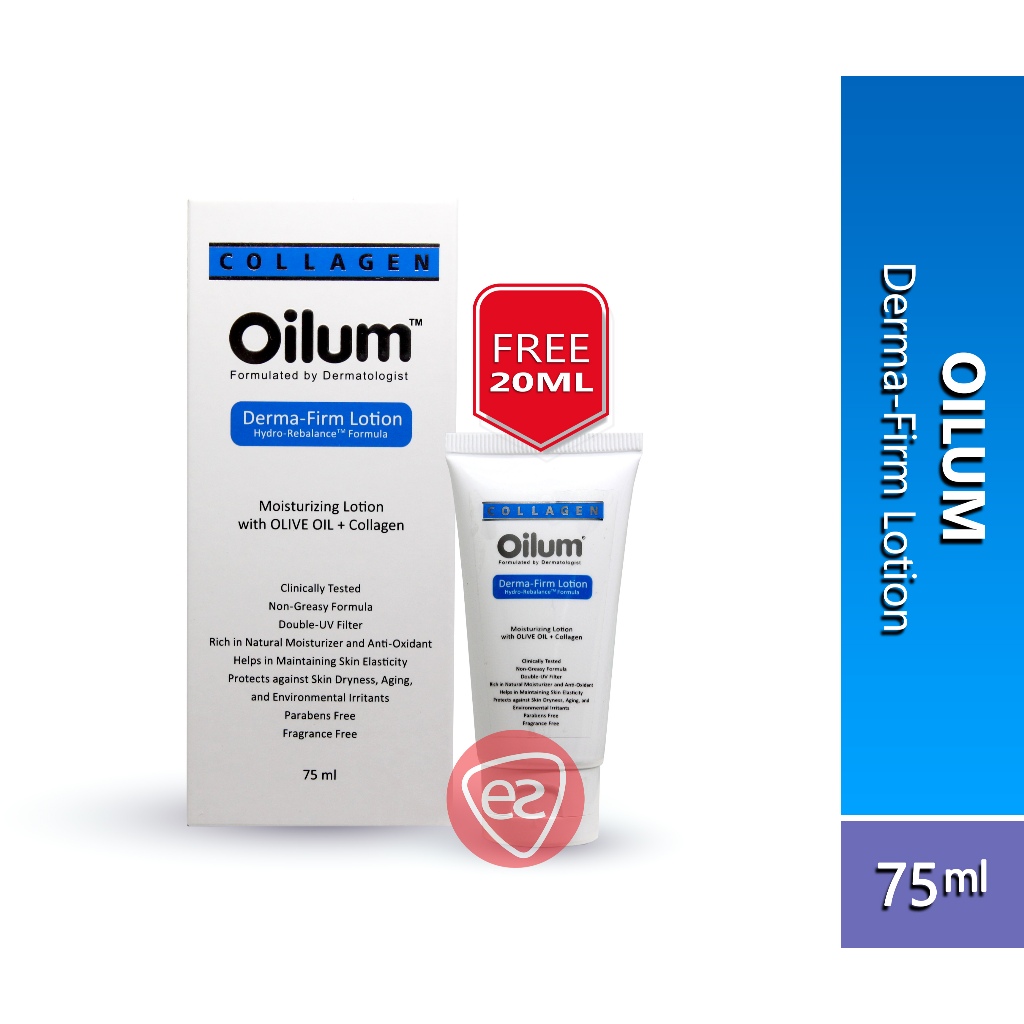Oilum Derma-Firm Lotion Hydro-Rebalance Formula 75ml (Fragrance Free ...