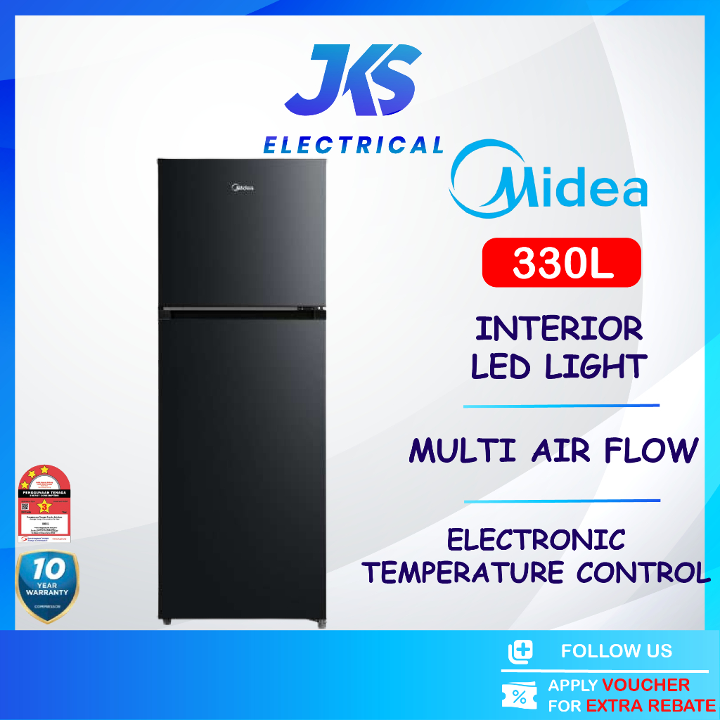 【FREE SHIPPING】Midea 200L - 330L 2 Door Fridge | Active-C Fresh ...