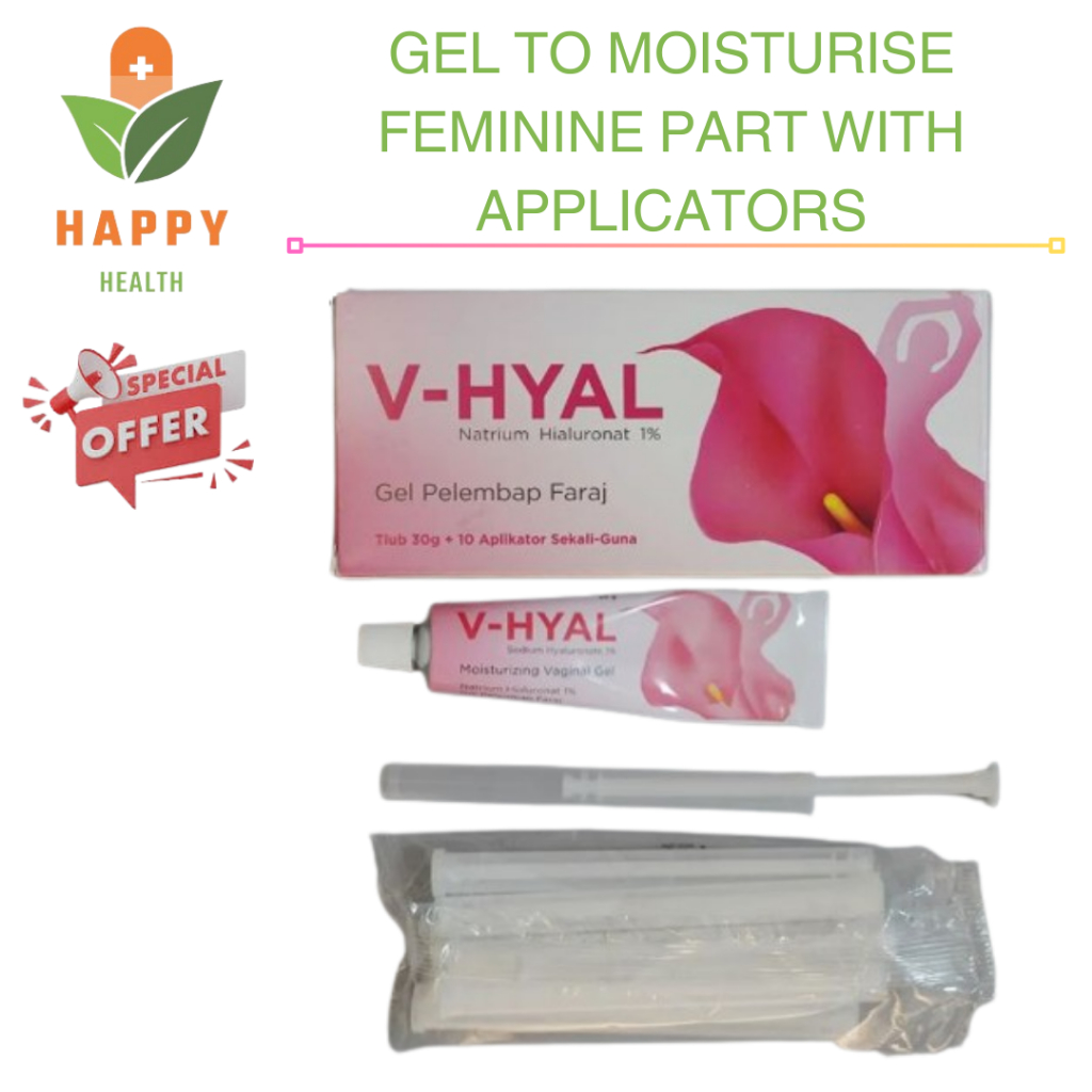 [ Exp 10/2026 ] V-Hyal Vaginal Gel 30G With 10 Single-Use Applicators ...