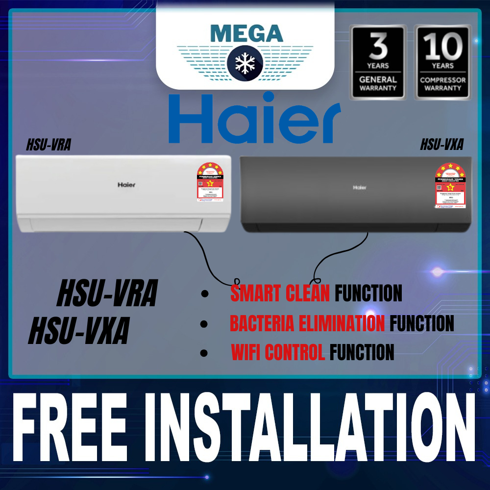 [ FREE INSTALLATION ] NEW MODEL HAIER UV COOL PREMIUM / UV COOL SMART ...