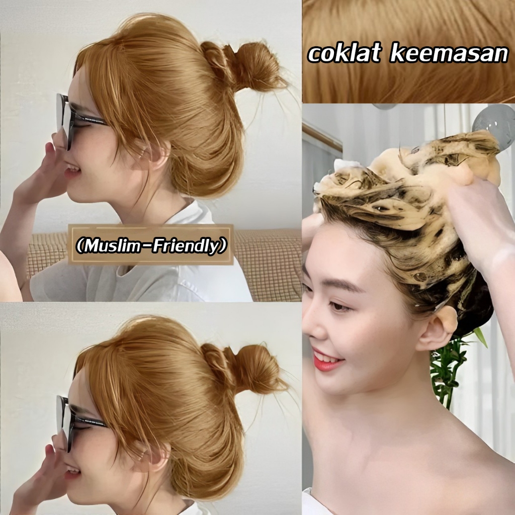 Can be colored directly Hair Dye HALAL Natural ingredients not easy to ...