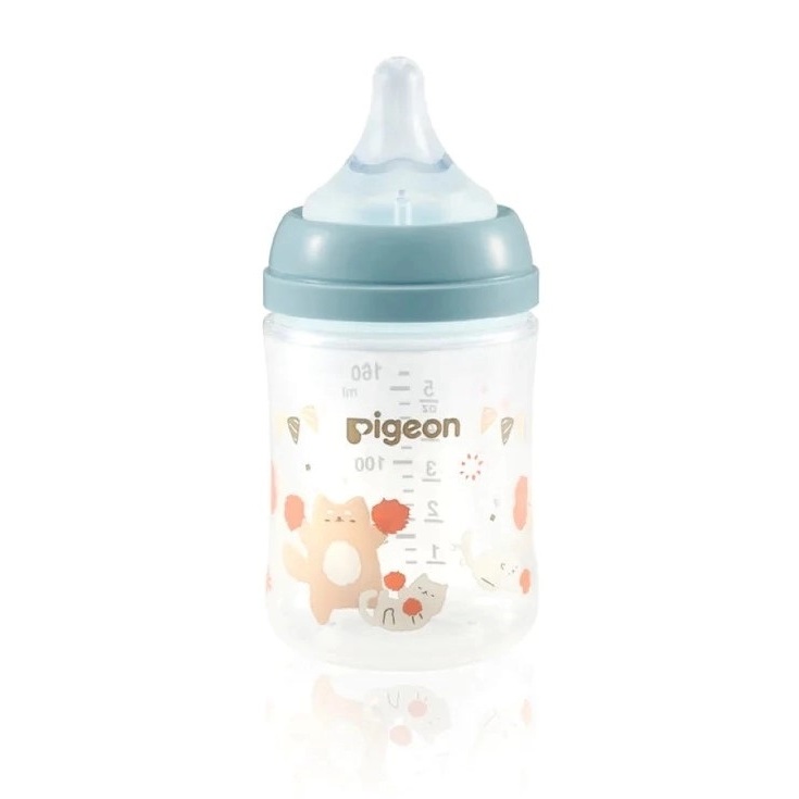 PIGEON - SOFTOUCH PP NURSING BOTTLE 160ML [CAT / RABBIT] | Shopee Malaysia
