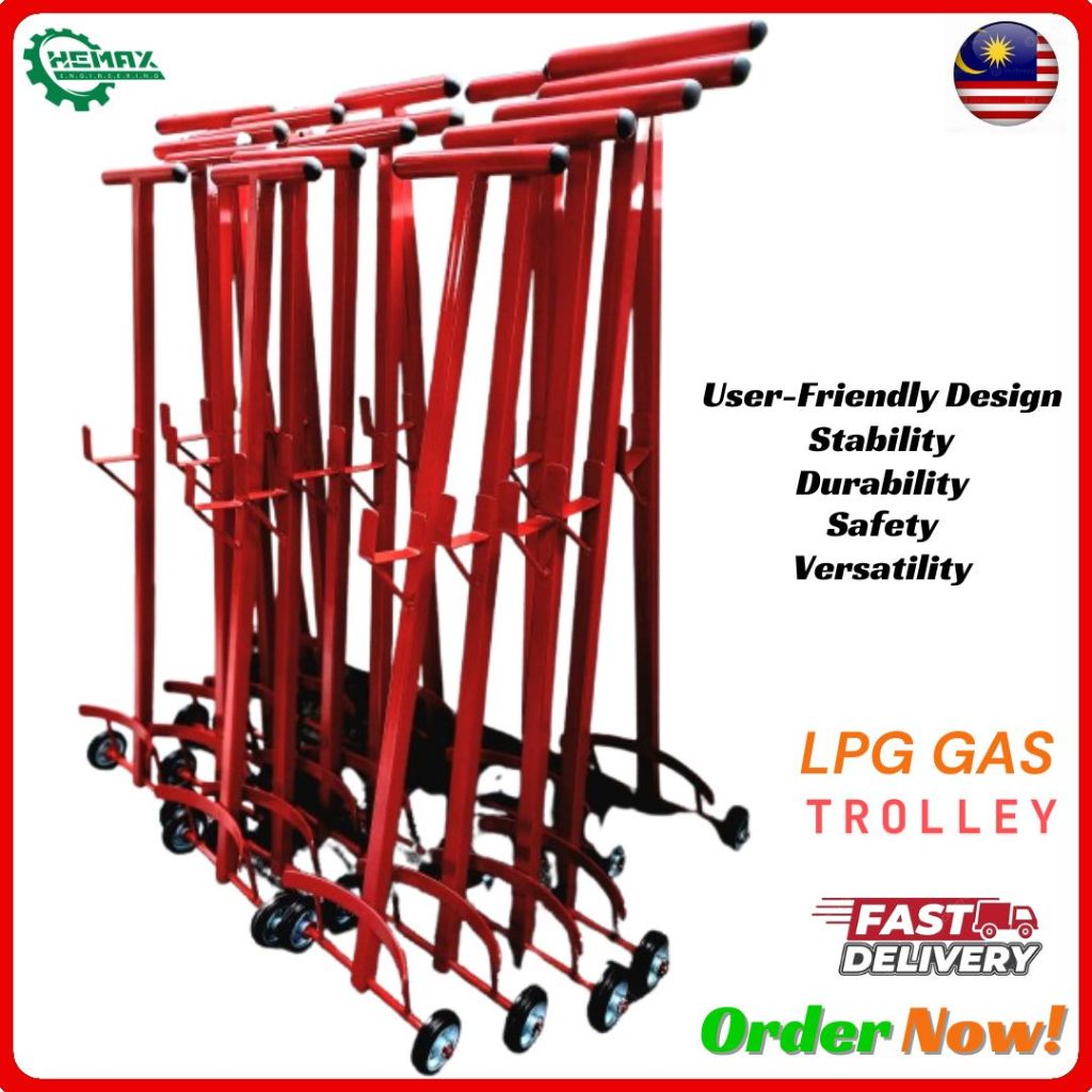 Heavy Duty Gas Cylinder Trolley | Shopee Malaysia