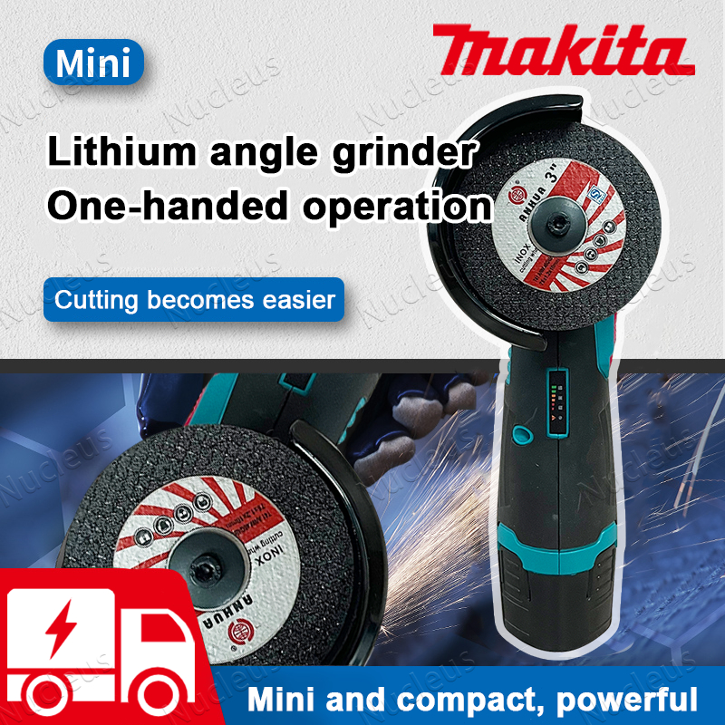 Makita 12V Cordless Electric Angle Grinder Rechargeable Polishing ...