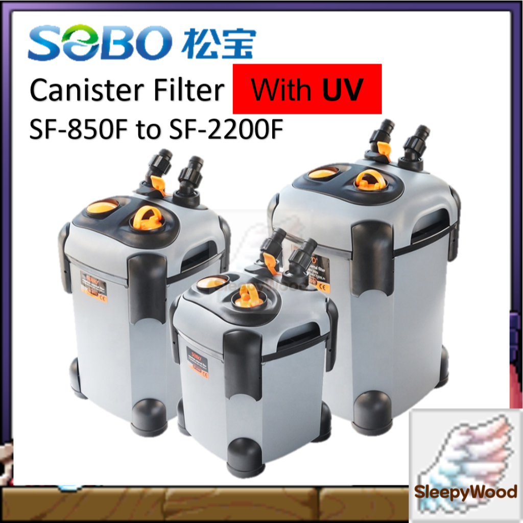 SOBO Canister Filter With UV External Filter SF-850F SF-1000F SF-1200F SF-1500F SF-2200F Penapis ...