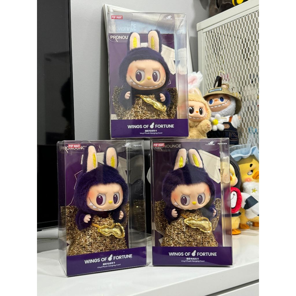 Pop Mart Labubu - Wings Of Fortune Vinyl Plush Hanging Card [ 100% ...