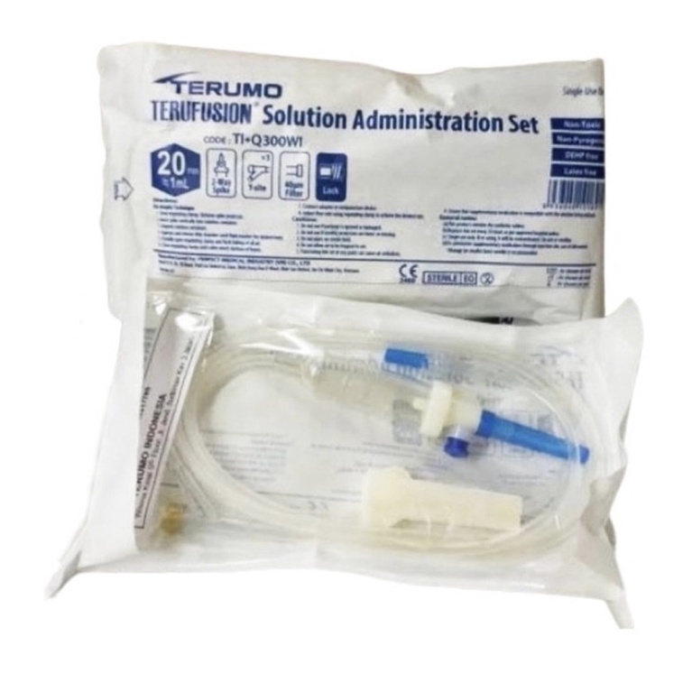 TERUMO TERUFUSION SOLUTION ADMINISTRATION SET 20DRPS 1ML | Shopee Malaysia