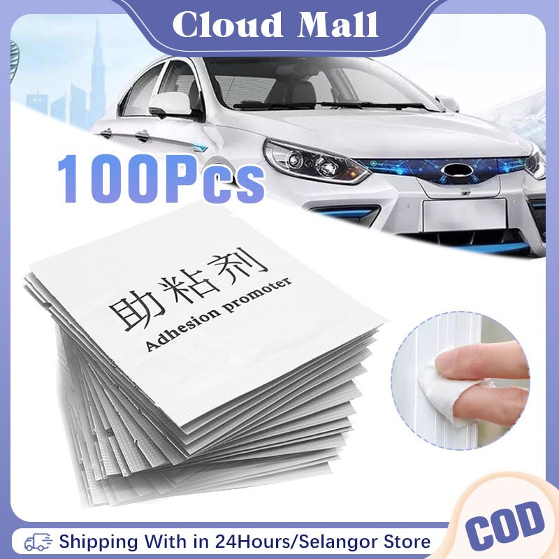 100PCS Adhesion Promoter Wipes Automotive Adhesion Adhesive Promoter ...