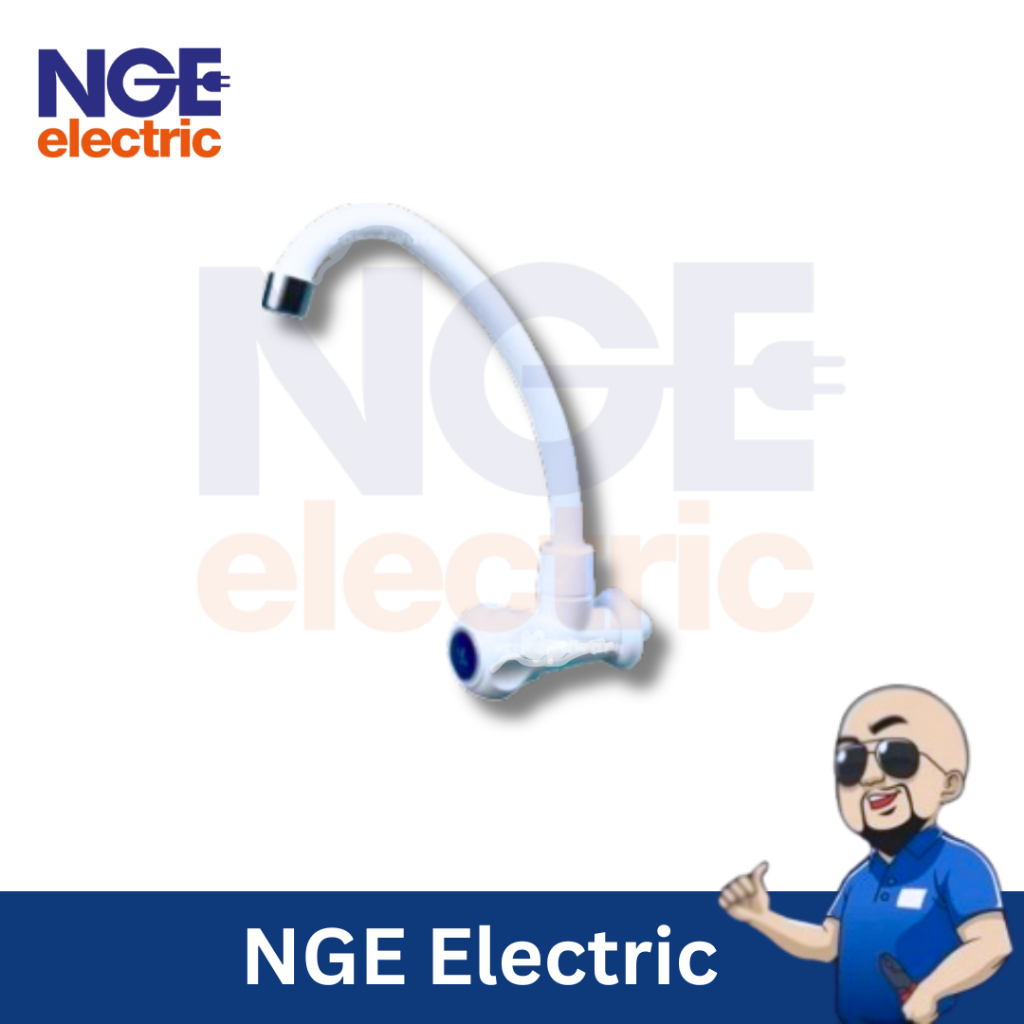 JOPEX 1/2" STW05W PVC PLASTIC PILLAR ARC SINK TAP | WALL ARC | KITCHEN & BATHROOM SINK FAUCET ...