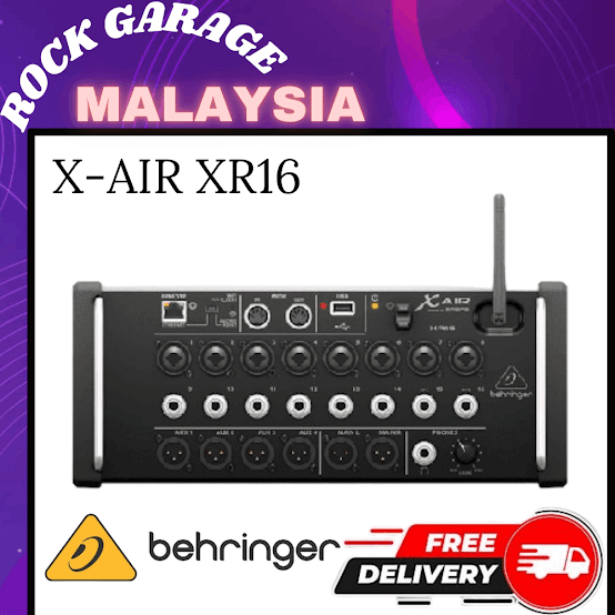 Behringer X Air XR16 Tablet-Controlled Digital Mixer ( XR-16 / XR 16 ) | Shopee Malaysia