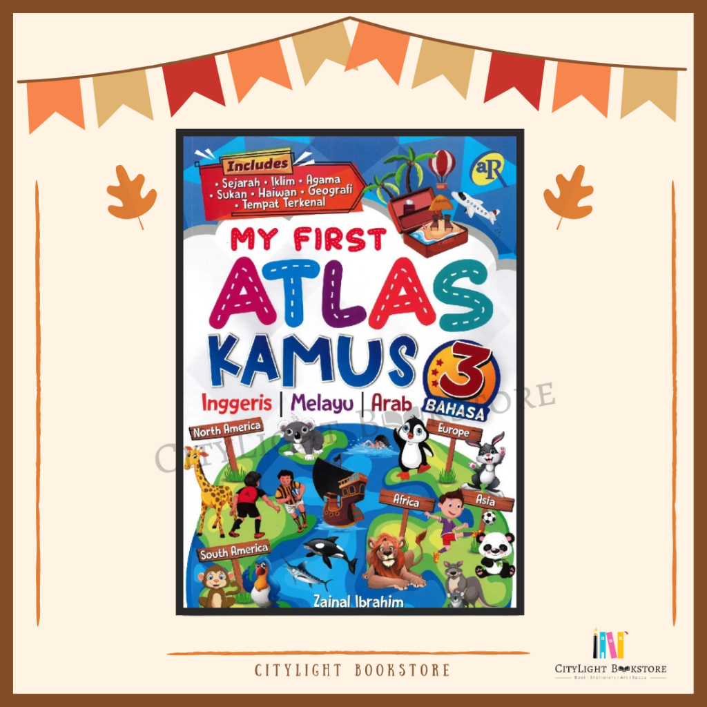 [CITYLIGHT] Dictionary: My First Atlas Kamus (Eng - Melayu - Arab) -Ar ...