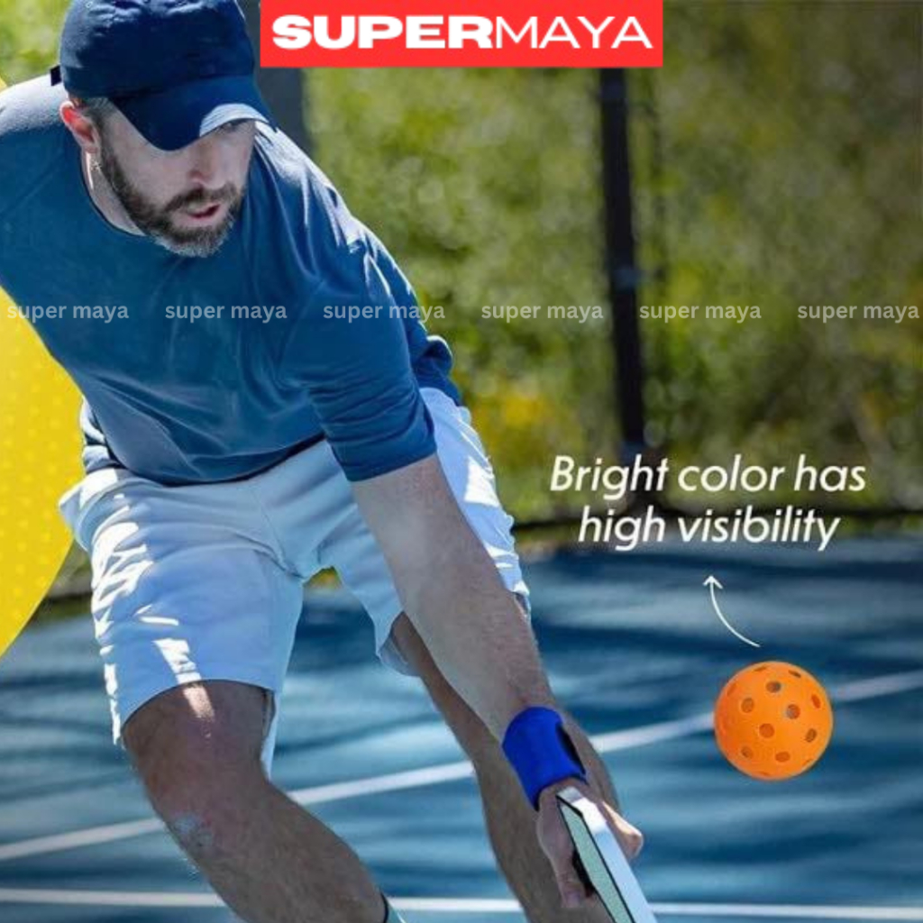 Pickleball Balls Indoor 26 Holes Outdoor 40 Holes Pikerball Ball Spin ...