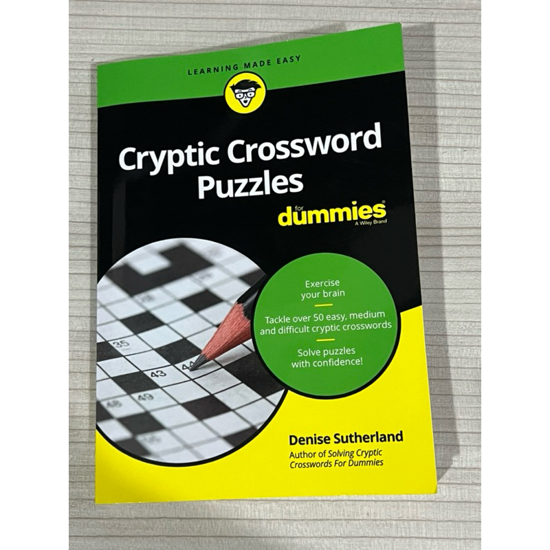 cryptic crossword puzzles for dummies | Shopee Malaysia