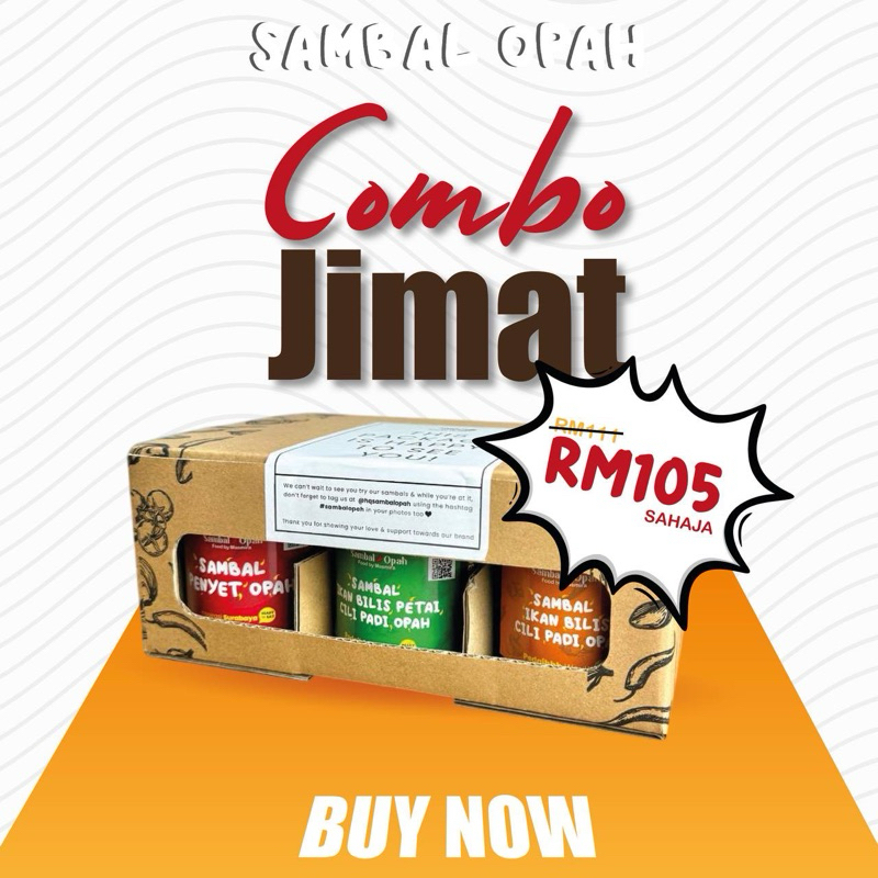 Sambal Opah Combo Jimat (6 dalam 1 - dalam kotak kiut) | Shopee Malaysia