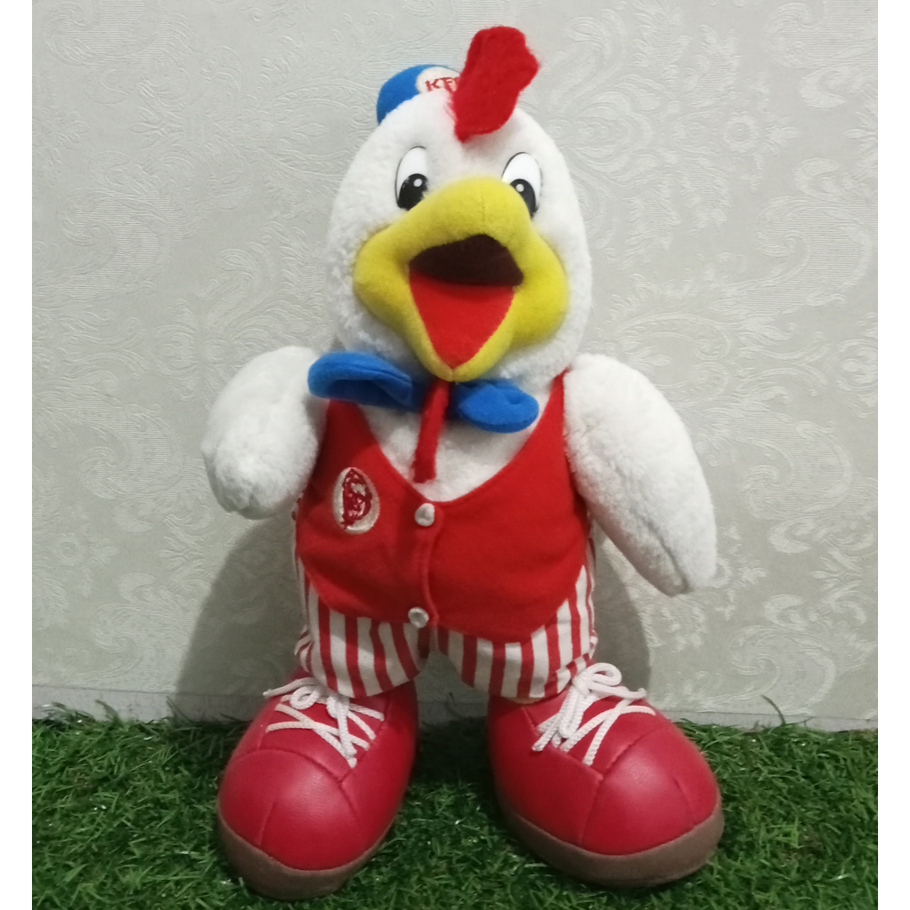KFC Chicky Mascot Heavily Played Plush Toy Preloved | Shopee Malaysia