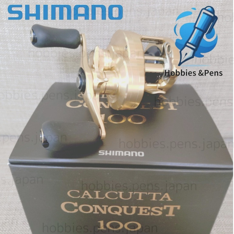 SHIMANO Baitcasting Reel Calcutta Conquest 2021 101 LEFT Bass Fishing Original New in hand ...