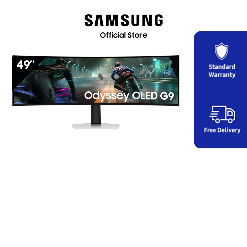 Samsung 49" Odyssey OLED G9 | G91SD DQHD 144Hz Gaming Monitor ...