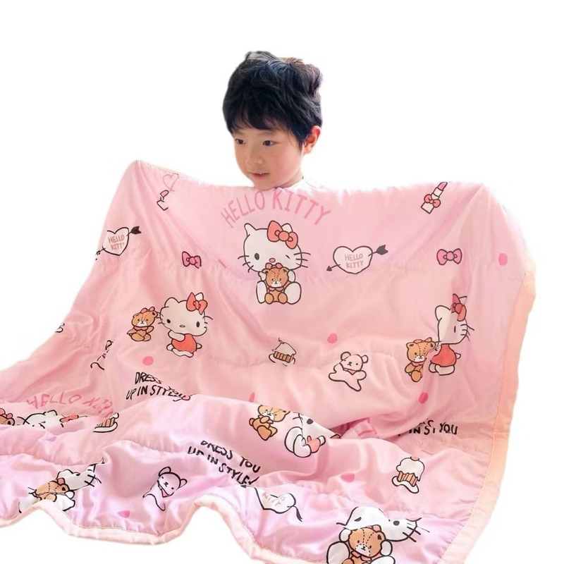 original sanrio, hello kitty kid blanket, hello kitty quill blanket ...
