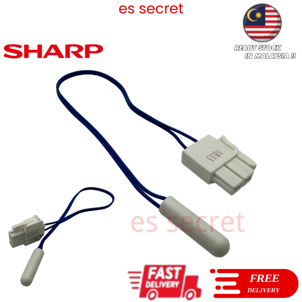 Sharp Fridge Refrigerator Freezer Defrost Sensor / Thermostat Sensor ...