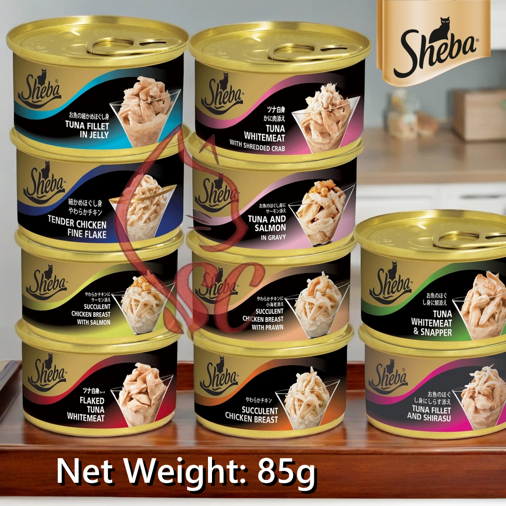 Cat Food- Sheba- Wet Food Tin (Carton) 85g x 24 Cheapest Offer Paling ...