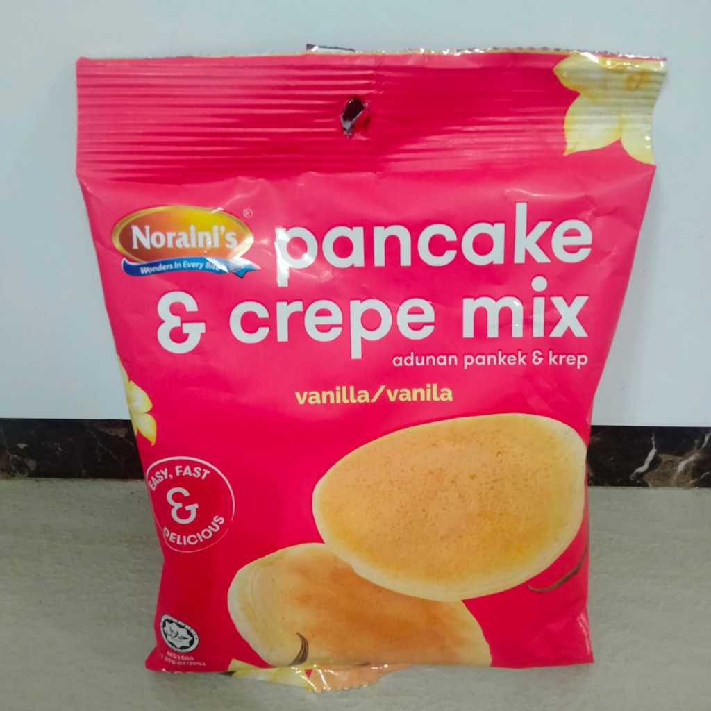 Noraini's Vanilla Pancake & Crepe Mix Flour (200g/Pack) | Shopee Malaysia