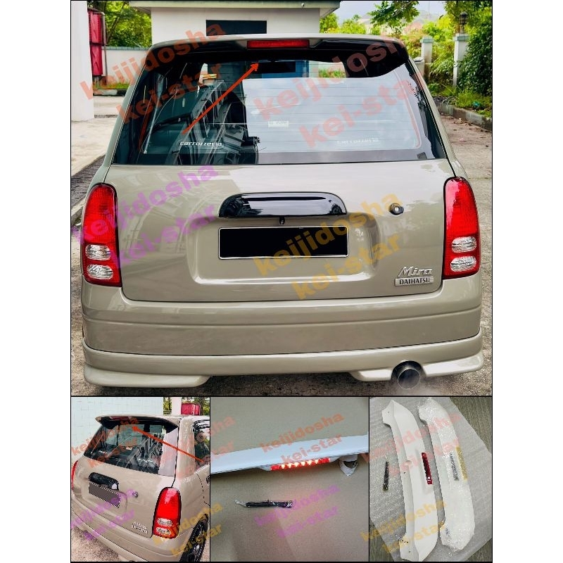 Spoiler L700 Cuore TR Gino L7 Perodua Kelisa Mira Daihatsu Wing | Shopee Malaysia
