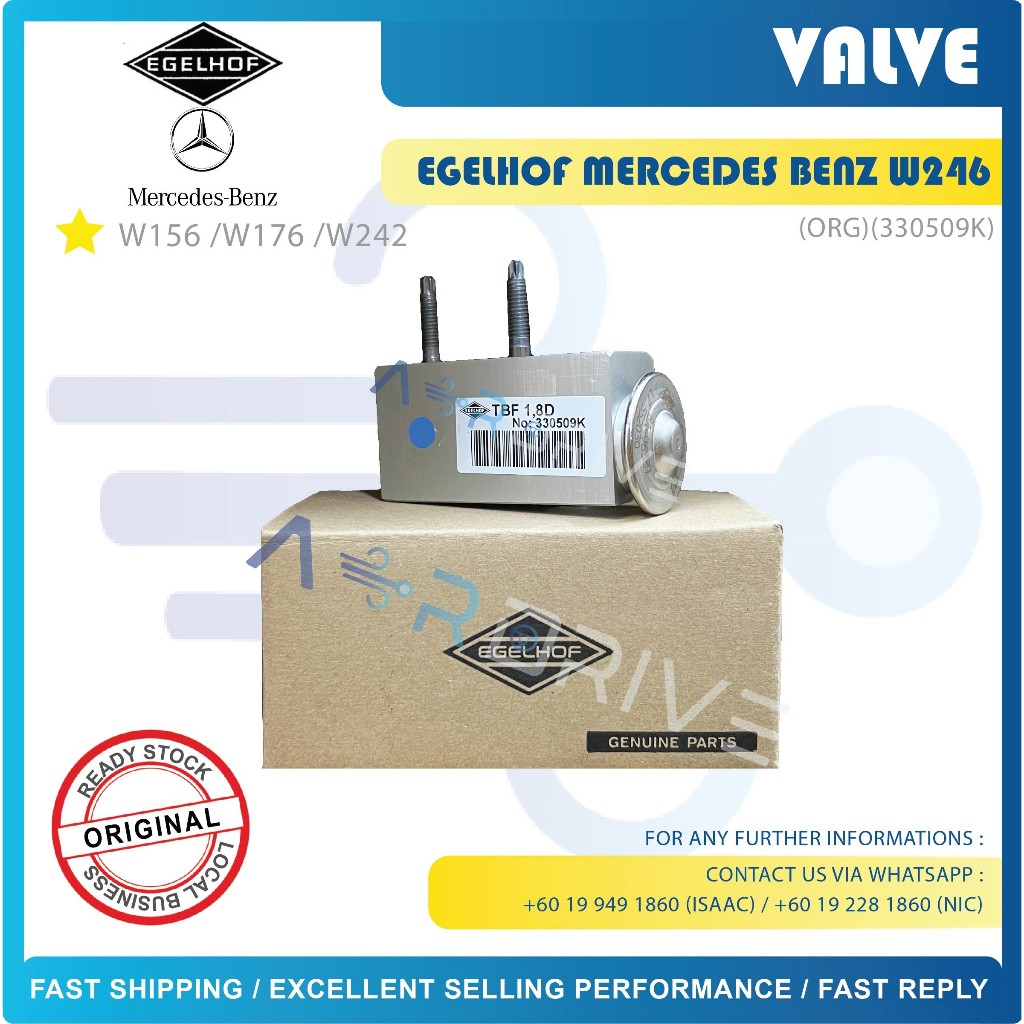 ORIGINAL EGELHOF GENUINE PARTS MERCEDES BENZ W156 /W176 /W242 /W246 ...