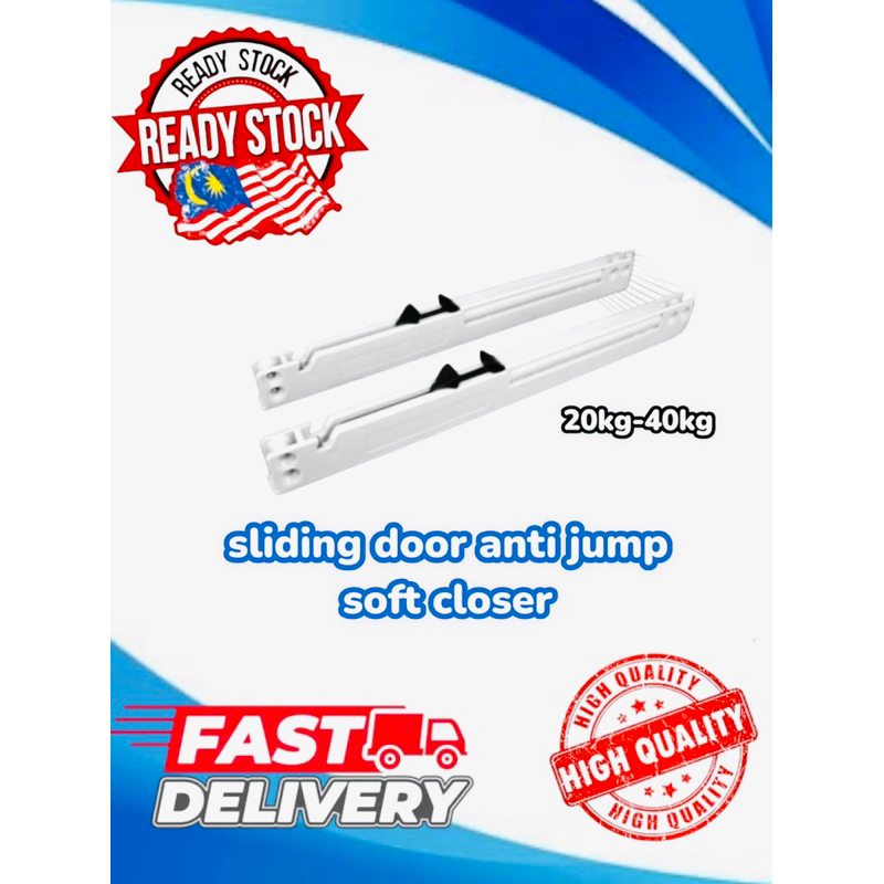 SLIDING DOOR ANTI JUMP SOFT CLOSING for wardrobe 20-40kg | Shopee Malaysia