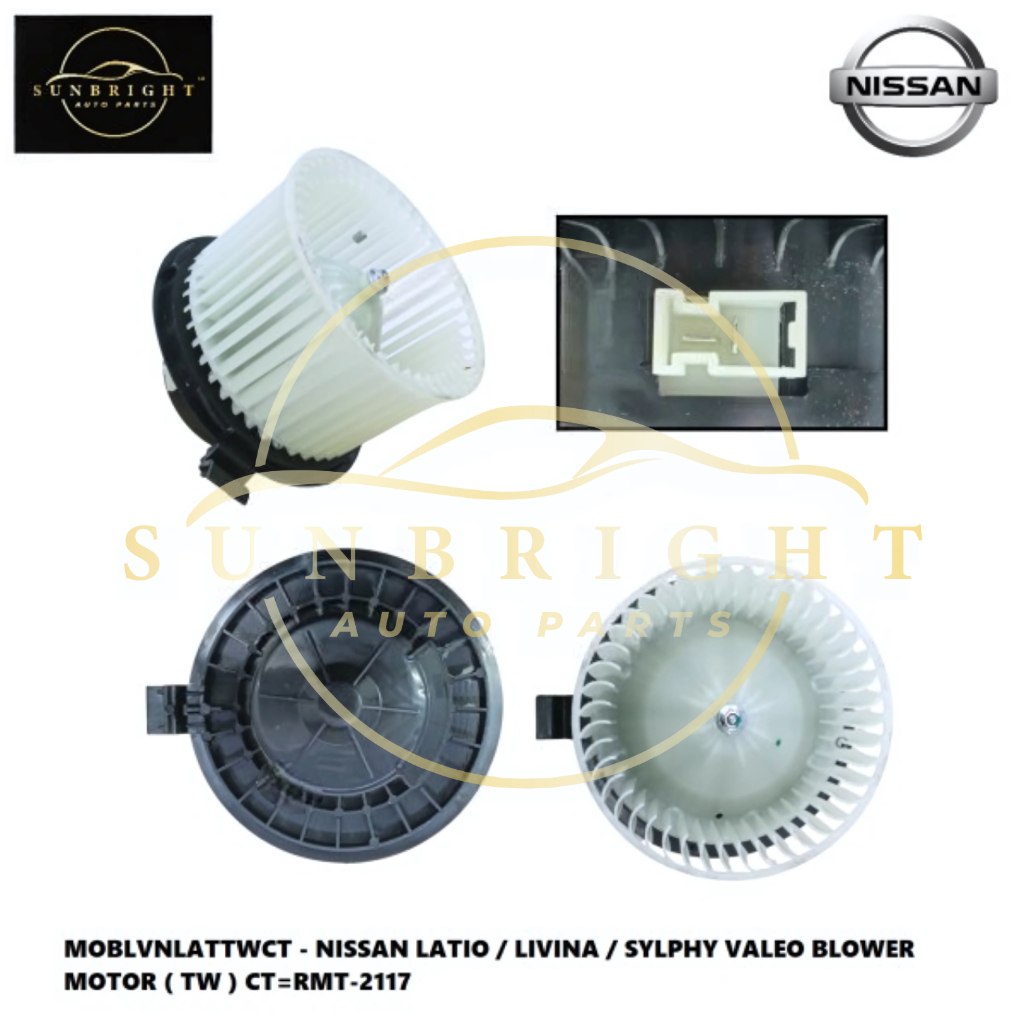 NISSAN LATIO / LIVINA / SYLPHY VALEO BLOWER MOTOR ( TW ) CT=RMT-2117 ...