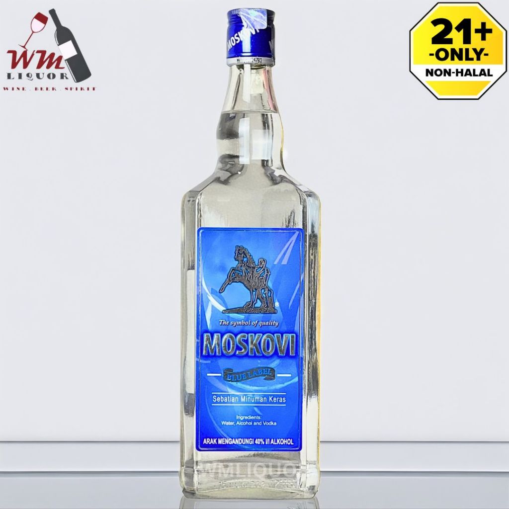 Moskovi Vodka Compounded in Malaysia 700ml/40% 莫斯科伏特加 700毫升 | Shopee ...