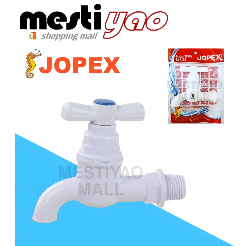 JOPEX 15MM BC01W PVC BIB TAP, WATER TAP/WIRAPLAS PVC BIB TAP/KEPALA ...