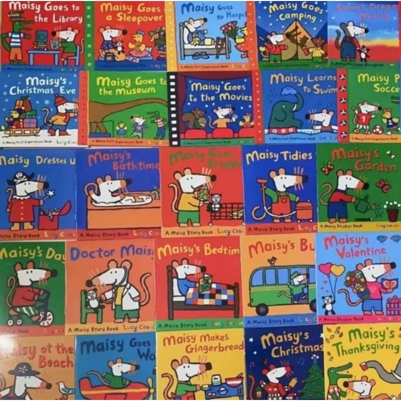 (36 Books) Maisy Mouse Early Learning Kids Story Books | Shopee Malaysia