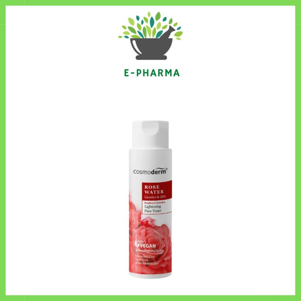 Cosmoderm Rose Water Lightening Face Toner 100ml | Shopee Malaysia