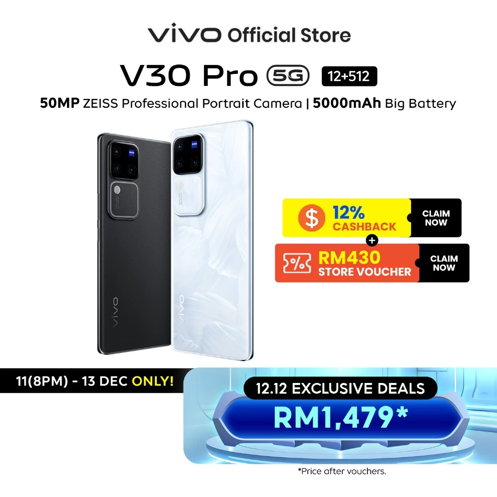 vivo V30 Pro Price in Malaysia & Specs - RM1769 | TechNave