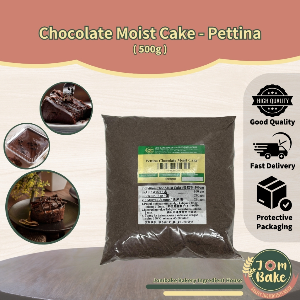 Chocolate Moist Cake - Pettina [ 500g ] | Shopee Malaysia