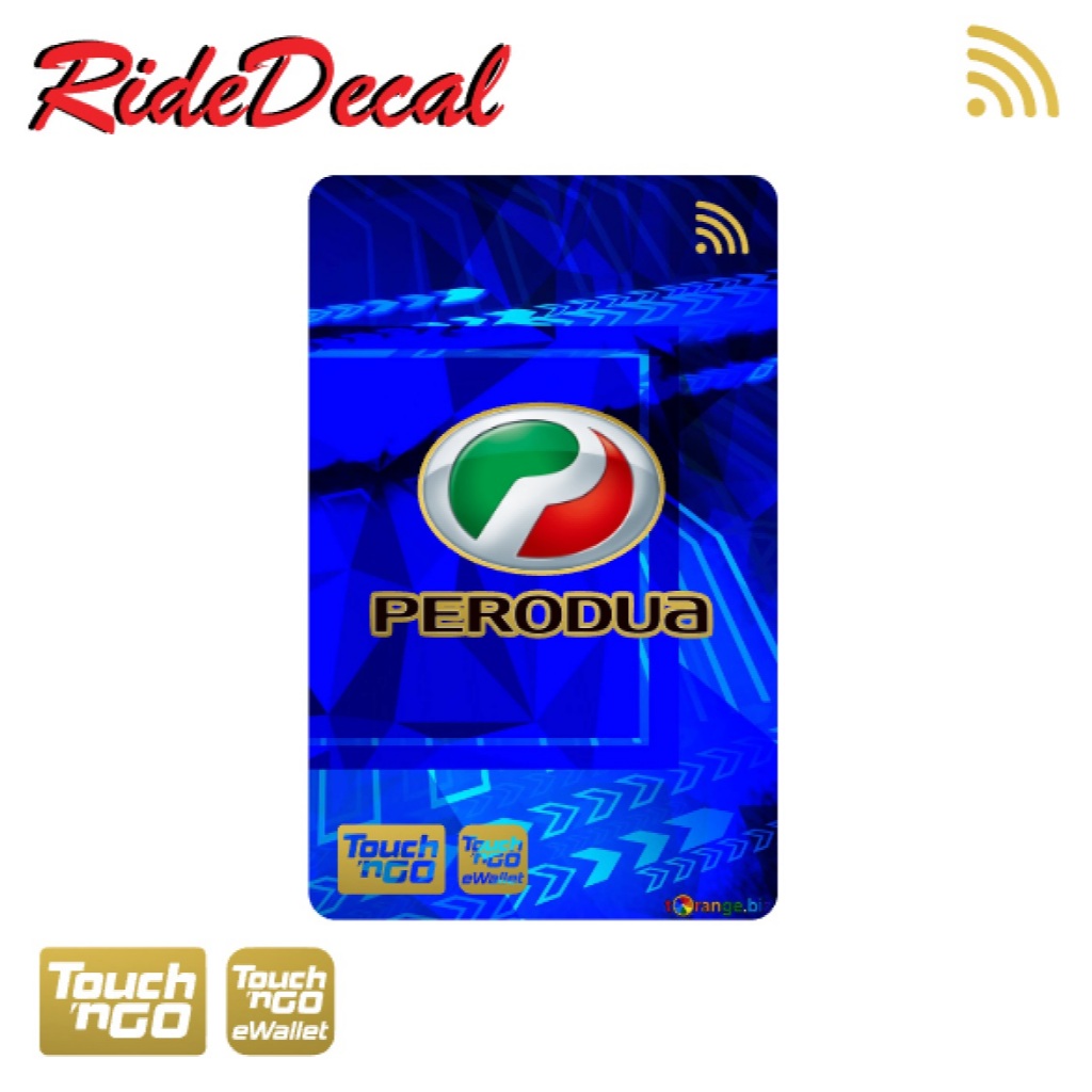 Premium Unofficial Perodua STICKER FOR T*G TNG Card TOUCH N GO NFC Card ...