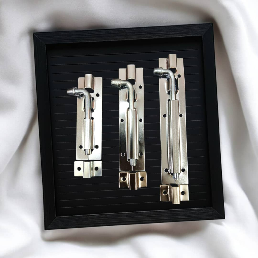 [4 inch/5 inch/6 inch] Stainless Steel Barren Bolt Wooden Iron Steel ...