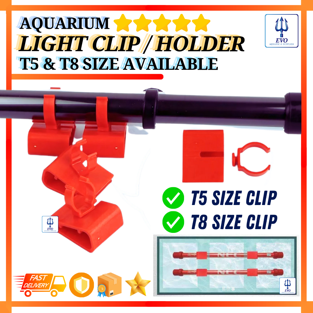🔥Ready Stock🔥Aquarium Light Clip T5 T8 Klip Lampu Akuarium T5 T8 LED ...