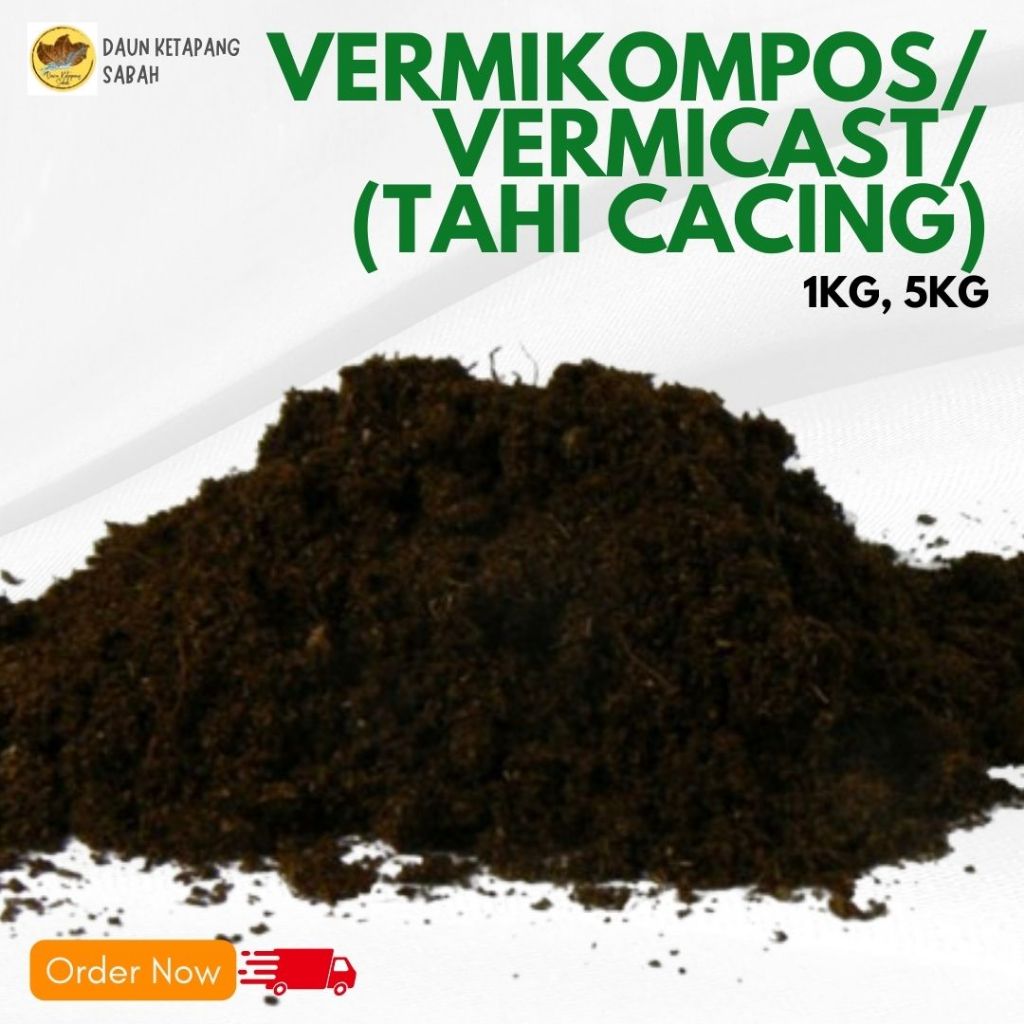 100% VERMIKOMPOS/ WORM CASTING (BAJA TAHI CACING) | Shopee Malaysia