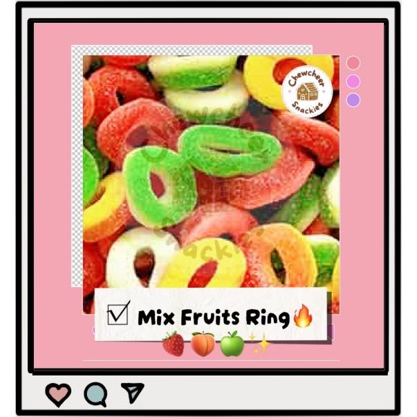 Halal [100g/300g/500g] Bebeto Sour Mix Ring Gummy Candy Gula Jelly ...