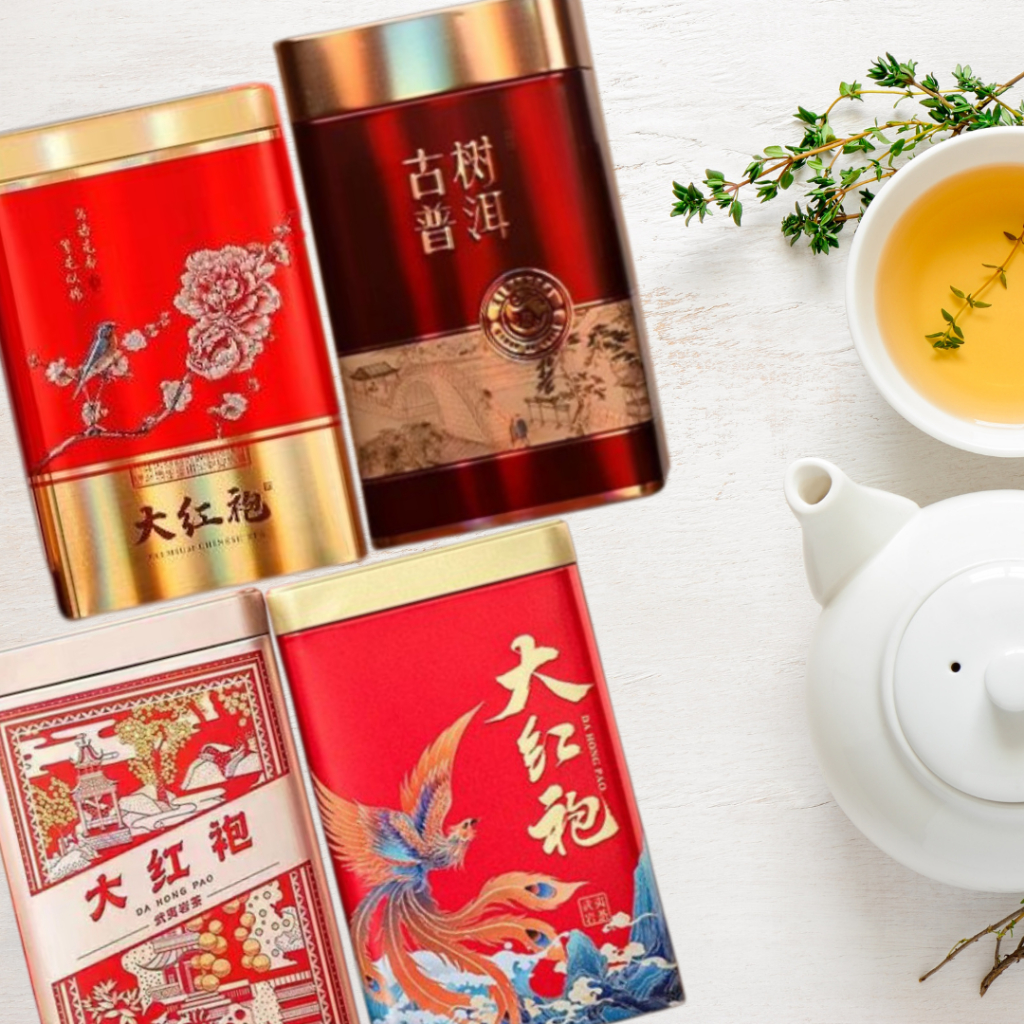 【TIEN SUNG】精品中国茶系列 | 大红袍茶叶，古树普洱Finest Chinese Tea Series | Big Red Robe ...