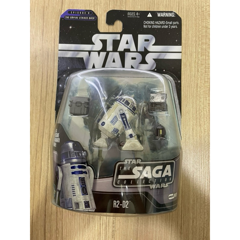 Star Wars vintage 2006 hasbro Battle Of Hoth SAGA #010 R2-D2 with bonus Rebel Trooper Holo ...