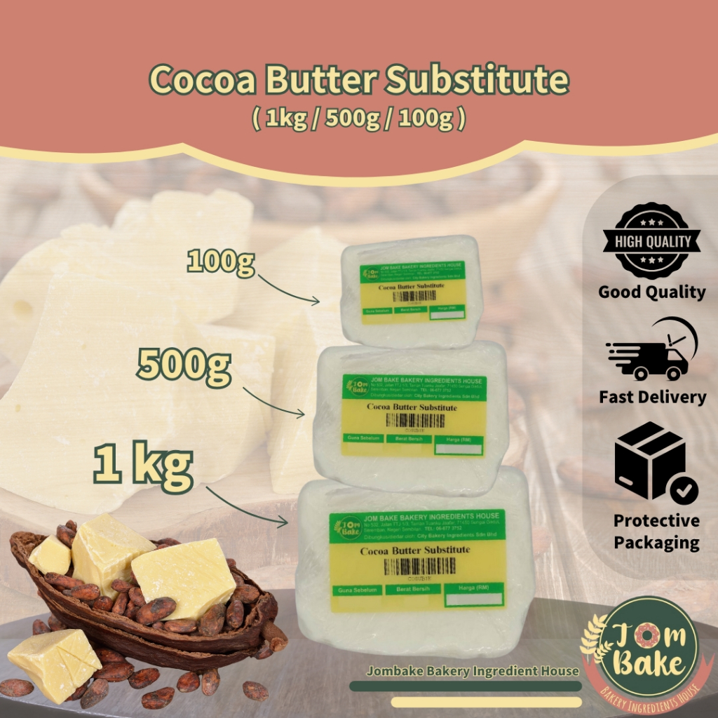 Cocoa Butter Substitute [ 100g / 500g / 1kg ] | Shopee Malaysia