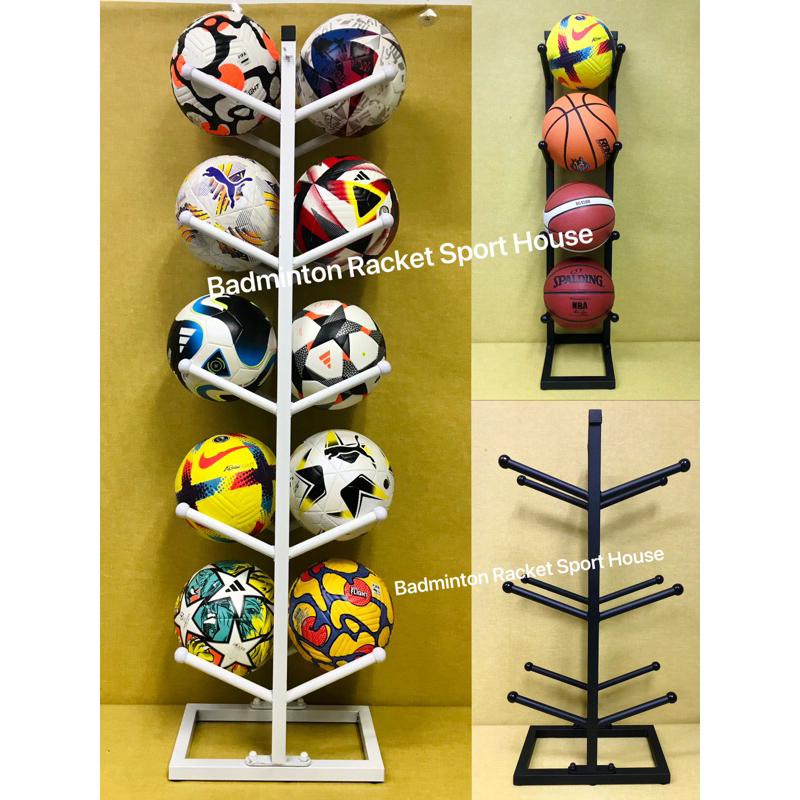 Football Basketball Display Rack Ball Holder Ball Stand Ball Display ...
